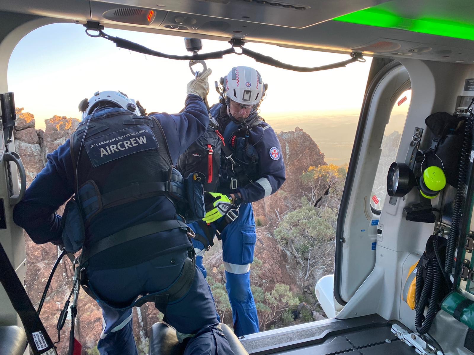 Injured walker winched out of Mt Yulludunida - The Courier
