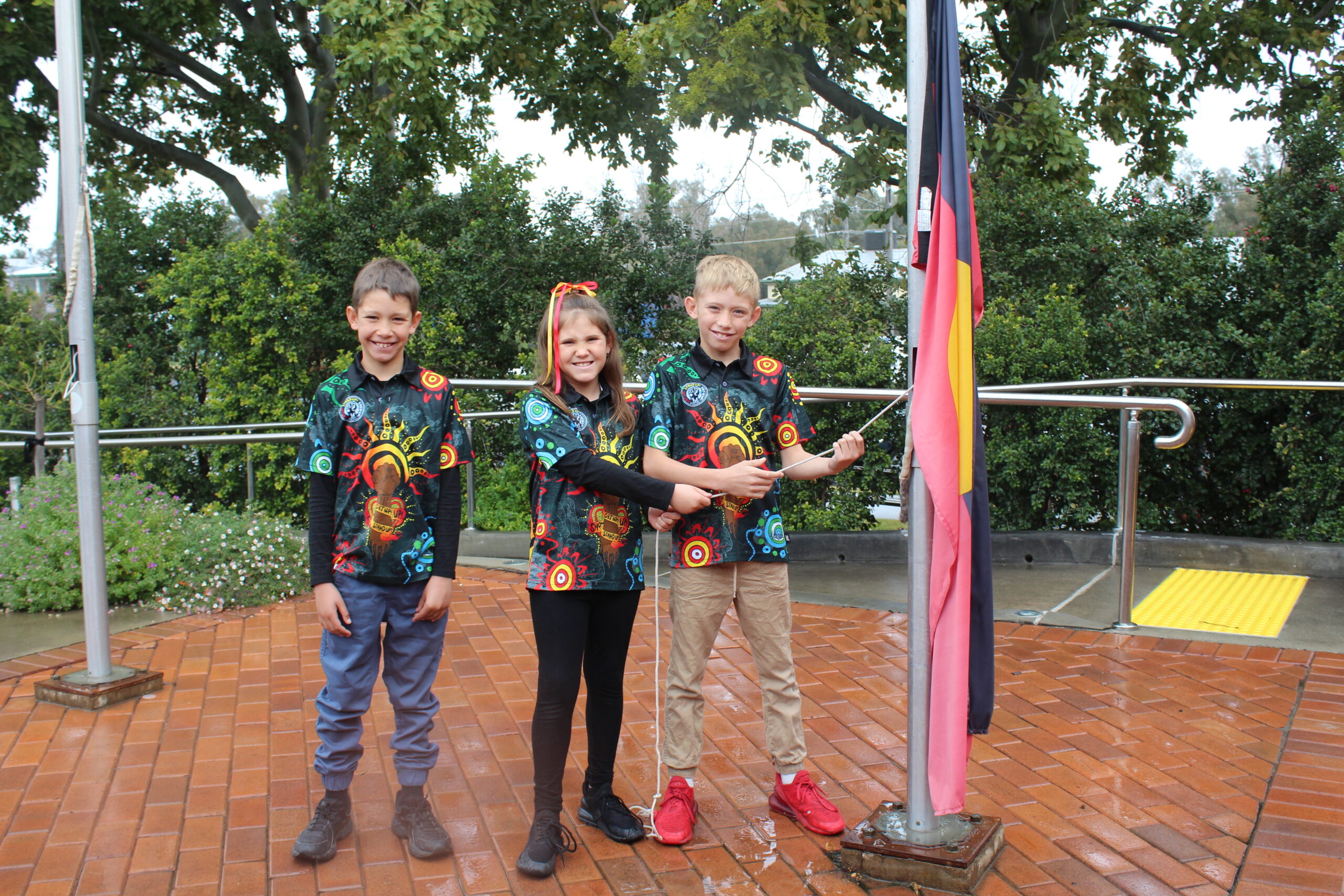 Flag flies high at shire chambers for NAIDOC Week - The Courier