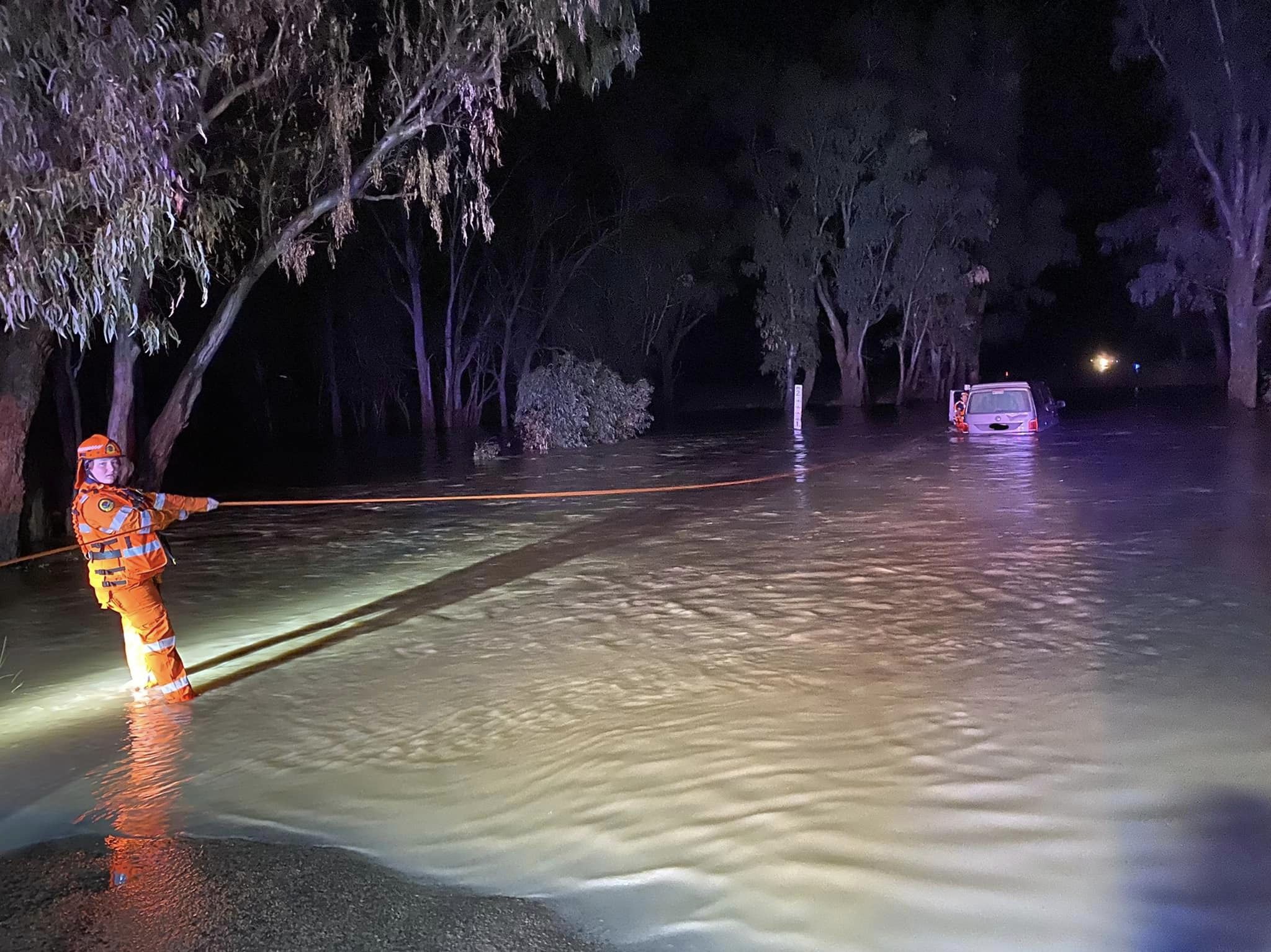 SES units tasked to flood rescue on the Maules Creek Road - The Courier