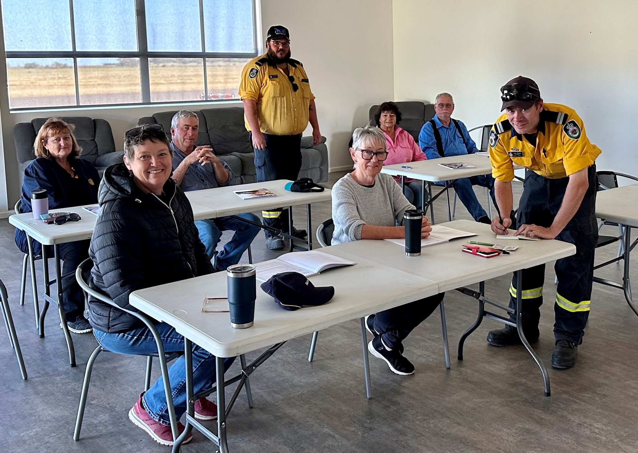 Rotary members undertake bush firefighter support training - The Courier
