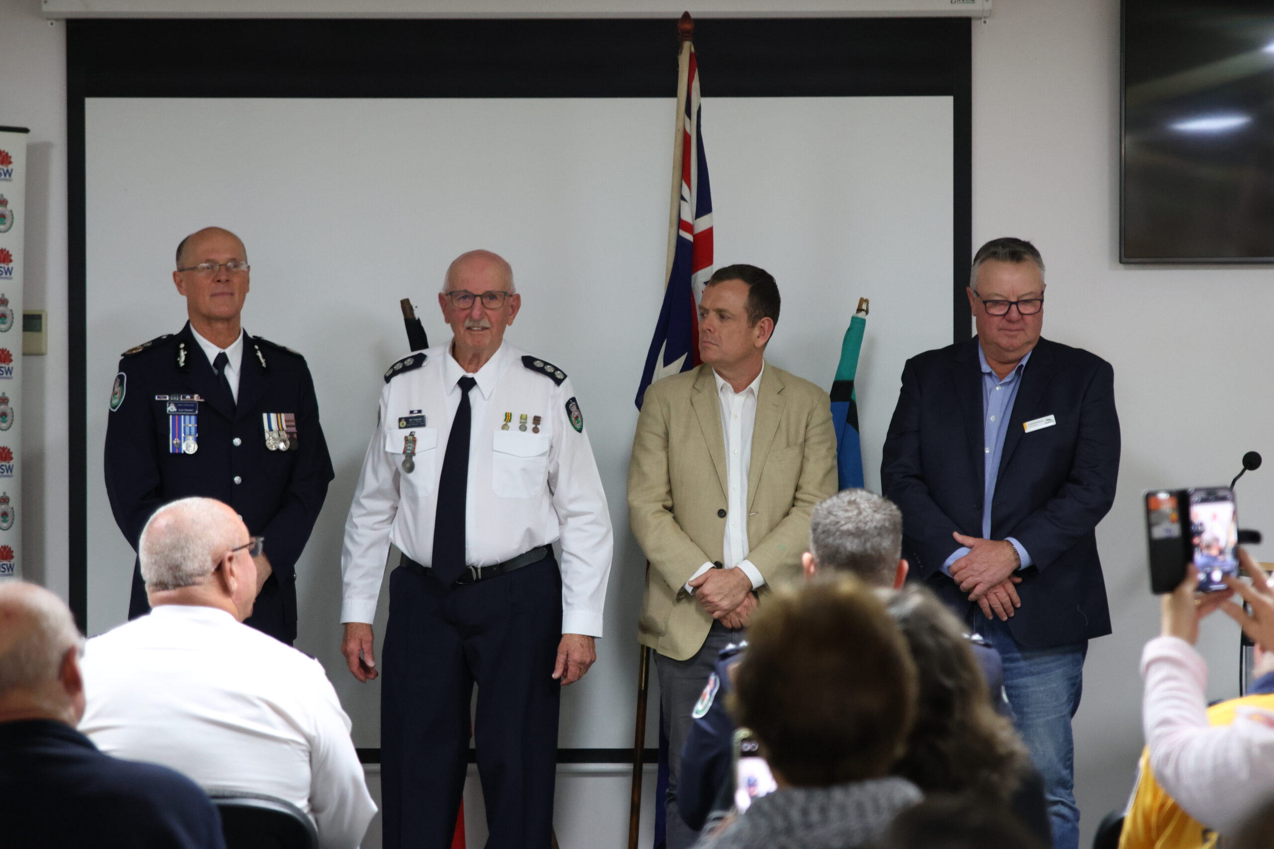Long serving RFS volunteers thanked at award ceremony - The Courier