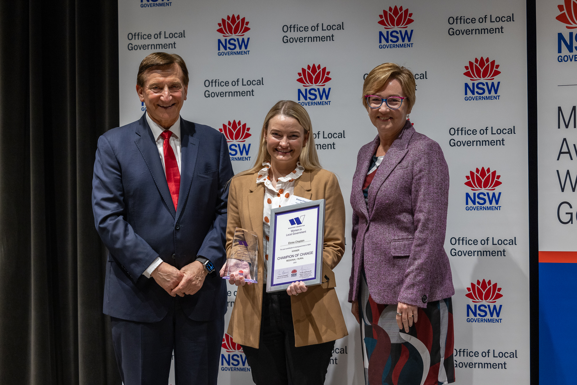 Interim shire general manager honoured at Ministers’ Awards - The Courier