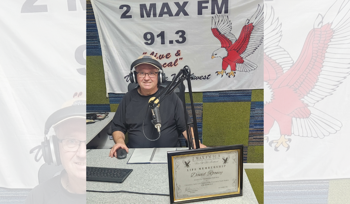 David Rooney honoured with life membership of 2Max FM - The Courier