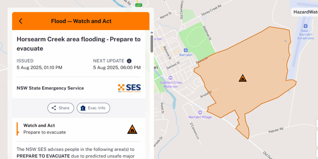 Flood watch and act issued for parts of Narrabri - The Courier